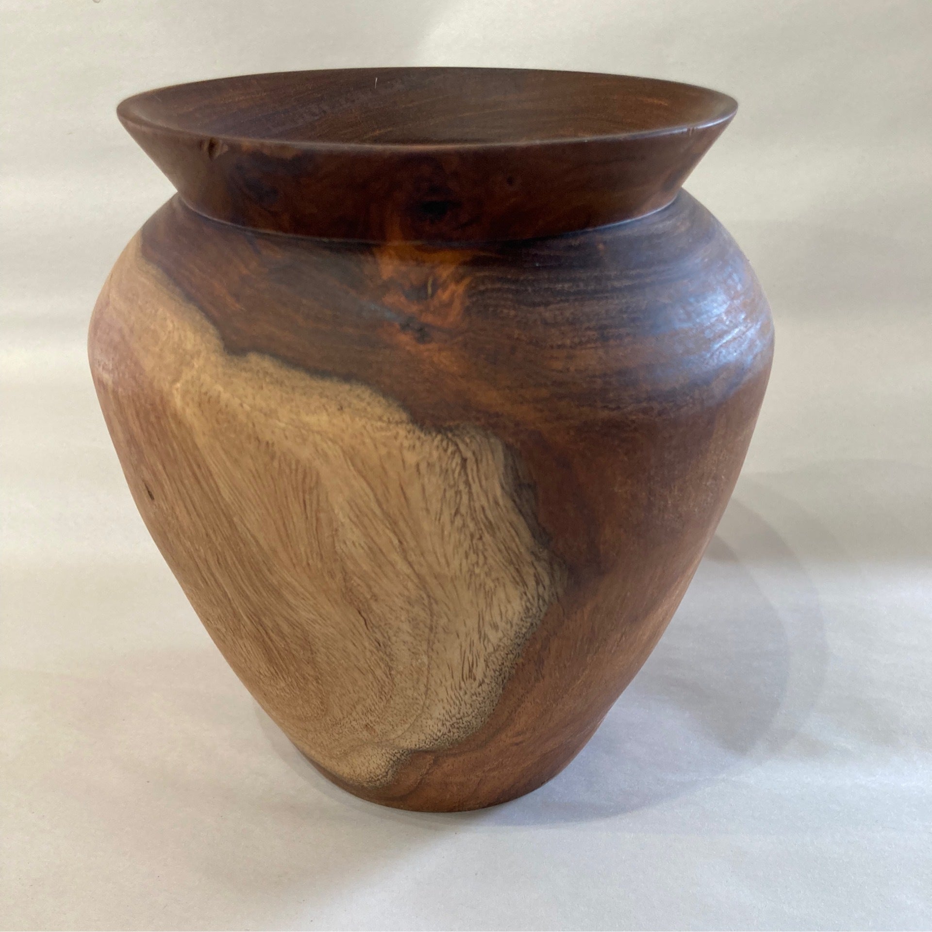 SC Indian Rosewood Vase, Hand Turned Wood Bowl by Steve Cox | San ...